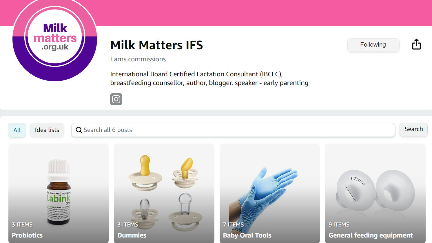 Products Milk Matters Infant Feeding Solutions